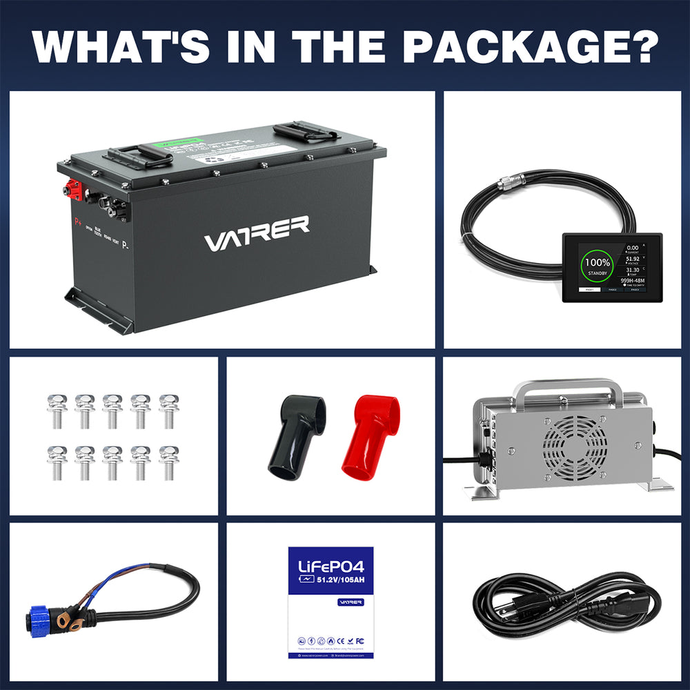 [Slim Edition] Vatrer 48V Golf Cart Lithium Battery Conversion Kit-Vatrer