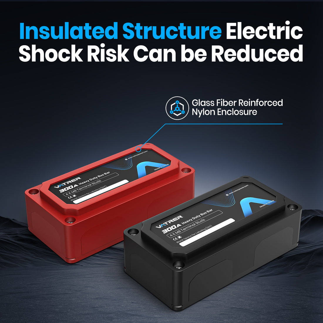 Vatrer Electrical Bus Bars, Nickel Plated and Copper 300A DC 48V Power ...