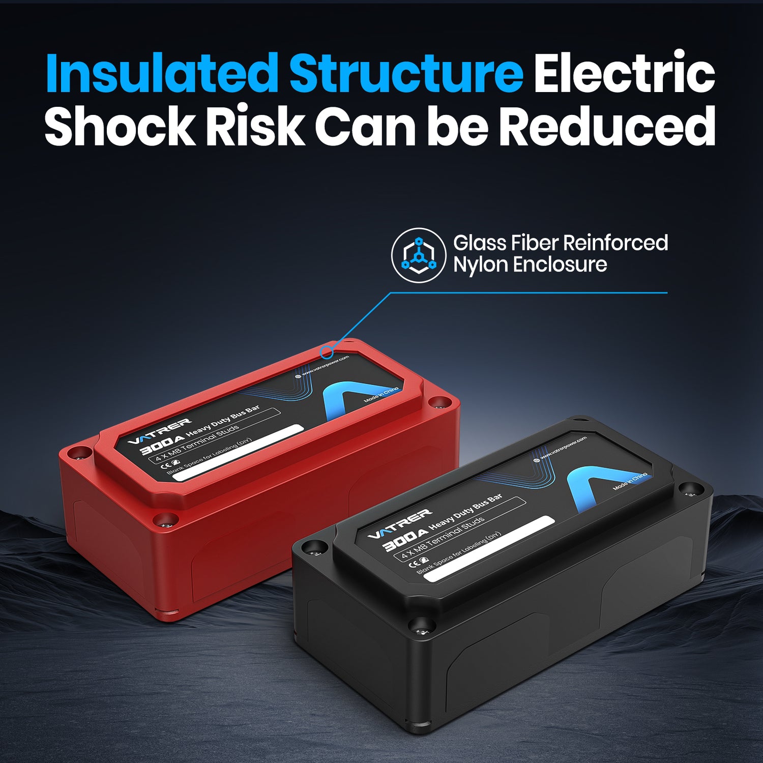 Vatrer Electrical Bus Bars, Nickel Plated and Copper 300A DC 48V Power ...